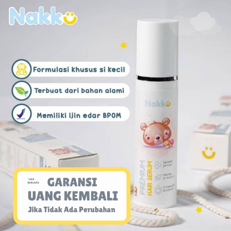 Jual NAKKU MAKASSAR | NAKKU Premium Hair Serum - Penyubur Rambut Bayi ...