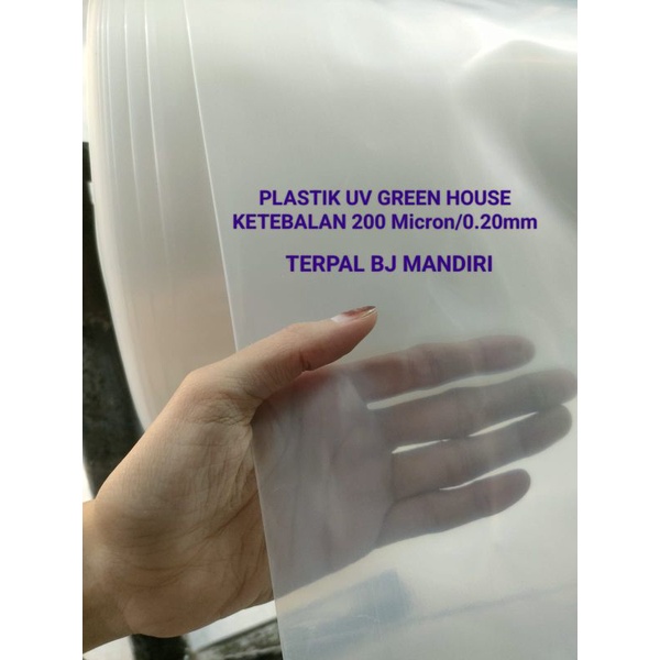 Jual Plastik UV Lebar 4 x Panjang 23 Meter Ketebalan 200 Micron | Shopee Indonesia