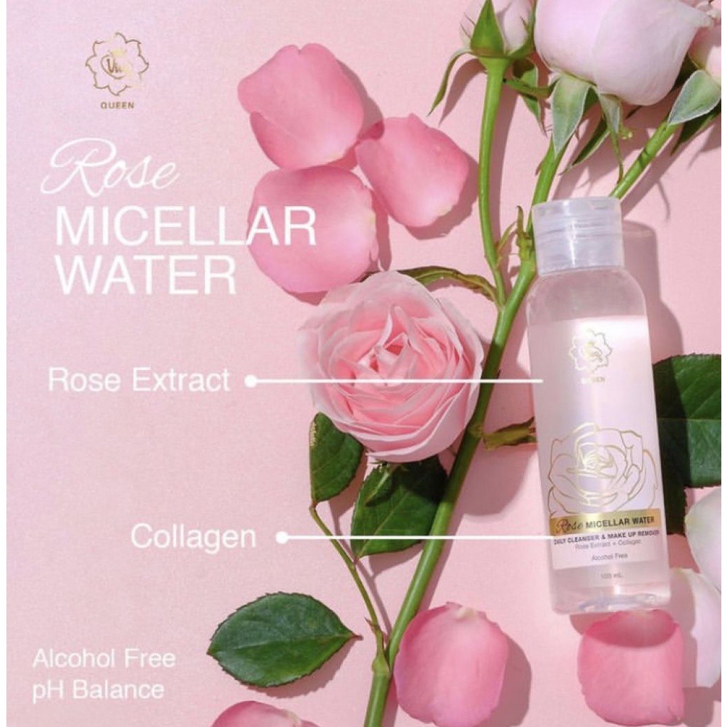 Jual VIVA Queen Rose Micellar Water 100 ml | Shopee Indonesia
