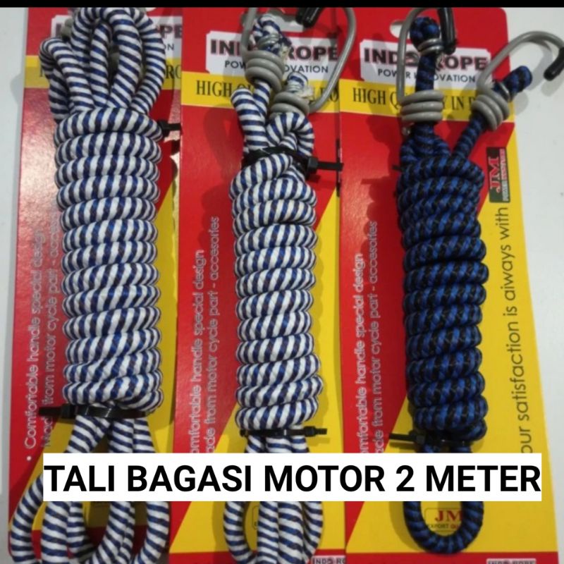 Jual Tali Bagasi Motor 2M/Tali Motor Premium/Tali 2 meter Murah/Tali ...