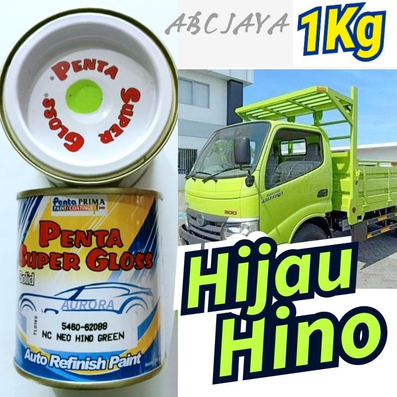 Jual Cat Penta Super Gloss 5460-62088 NC Neo Hino Green 1Kg Hijau Muda ...