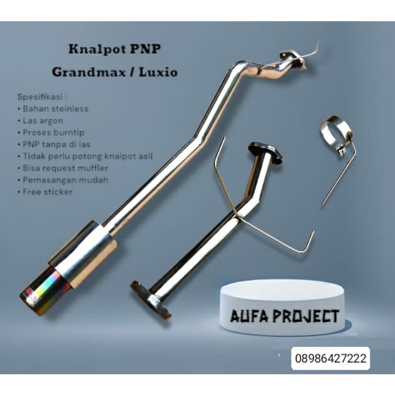 Jual Knalpot PNP for Grandmax / Luxio (bahan pipa steinless) | Shopee ...
