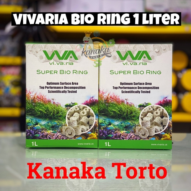 Jual Vivaria Super Bio Ring 1 Liter Media Biologi Filter Aquarium Kolam ...