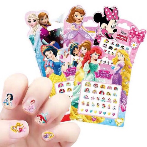 Jual Stiker Kuku Anak Perempuan Karakter Sticker Nail Art Motif ...
