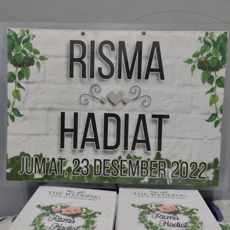 Jual Cetak Nama Janur Pernikahan / Khitanan | Shopee Indonesia