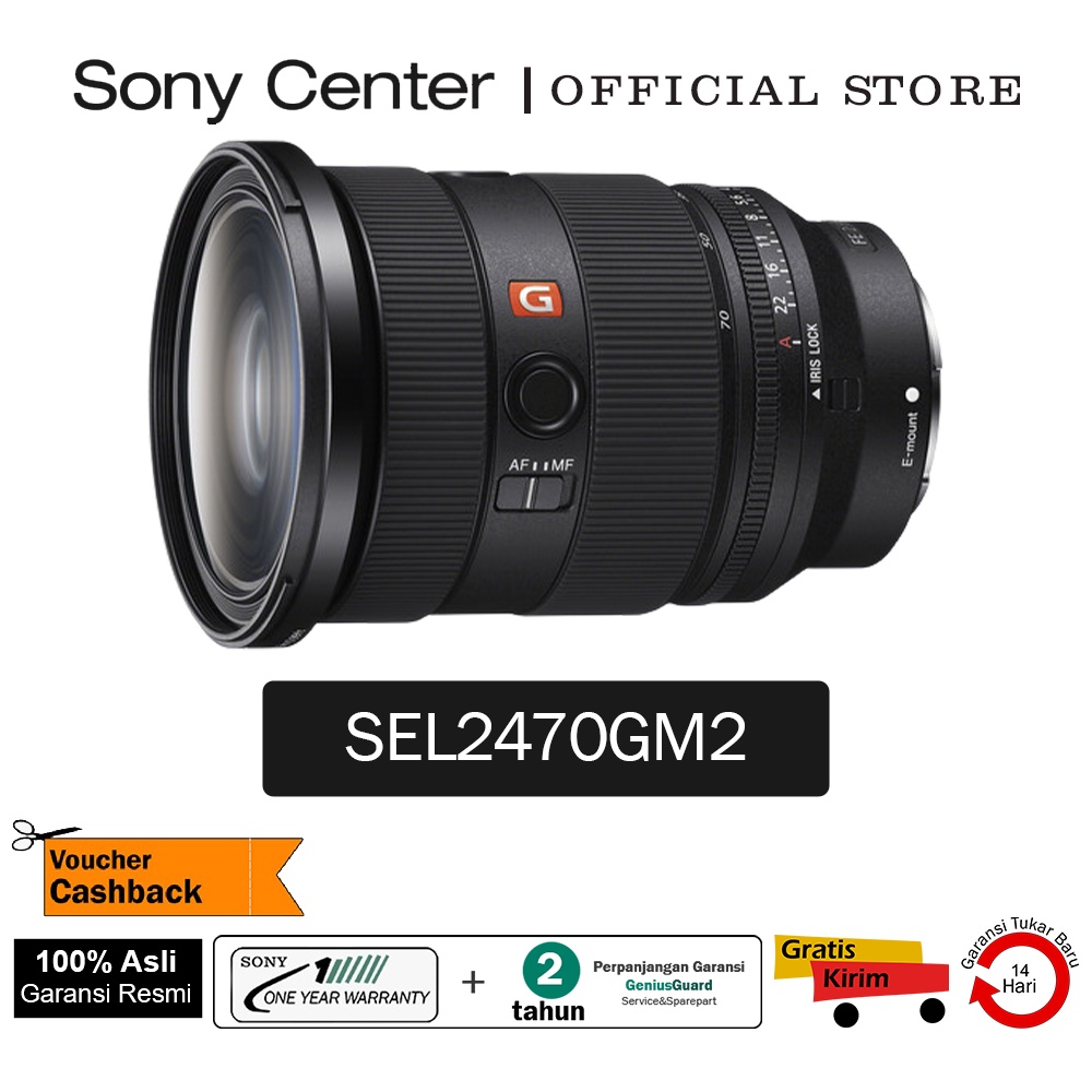 Jual SONY FE 24-70mm F2.8 GM II / Lensa zoom standar G Master premium / Lensa Sony G Master Lens ...