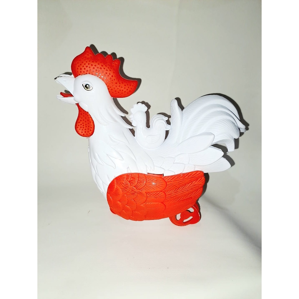 Jual MAINAN AYAM ROOSTER BERJALAN BERODA MAINAN AYAM TALI TARIK ...