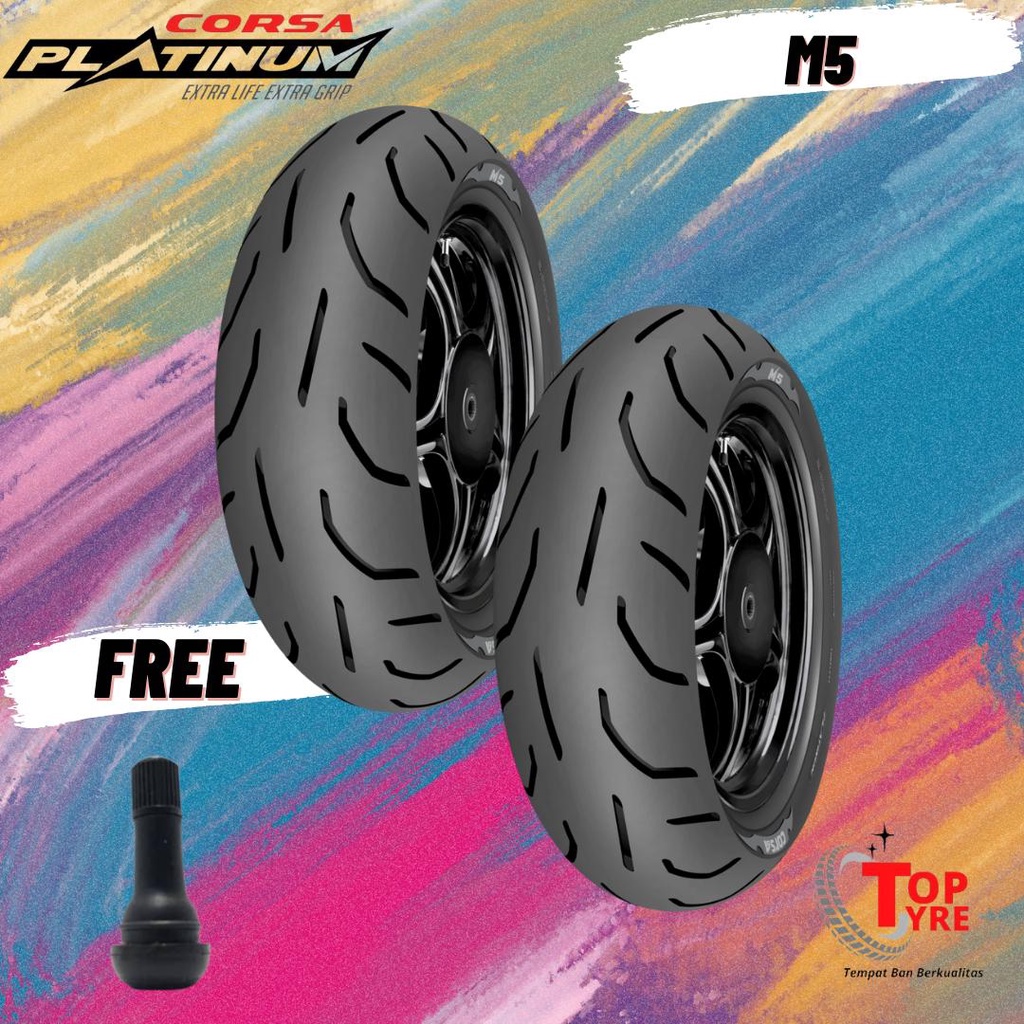 Jual BAN MOTOR NMAX SEPASANG // CORSA M5 PLATINUM 110/70-13 & 130/70-13 ...