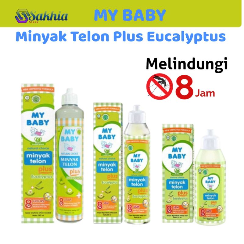 Jual MY BABY Minyak Telon Eucalyptus 150ml, 90ml dan 60ml - READY ...