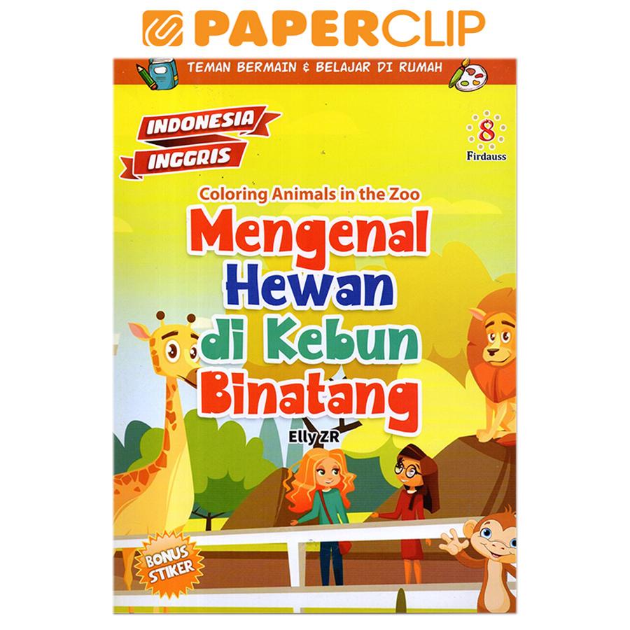 Jual BUKU MEWARNAI : MENGENAL HEWAN DI KEBUN BINATANG | Shopee Indonesia