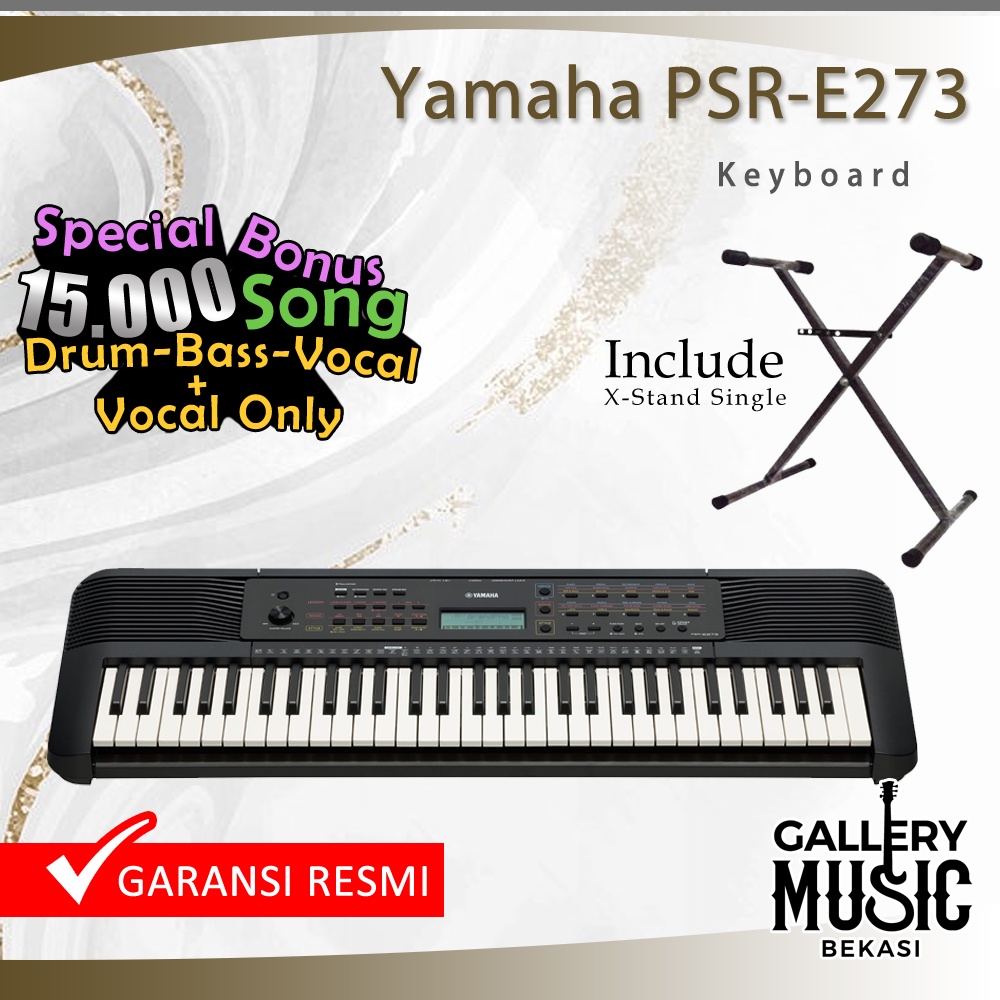 Jual Yamaha PSR E273 Keyboard / PSRE273 /E 273 Garansi Resmi - Penerus ...