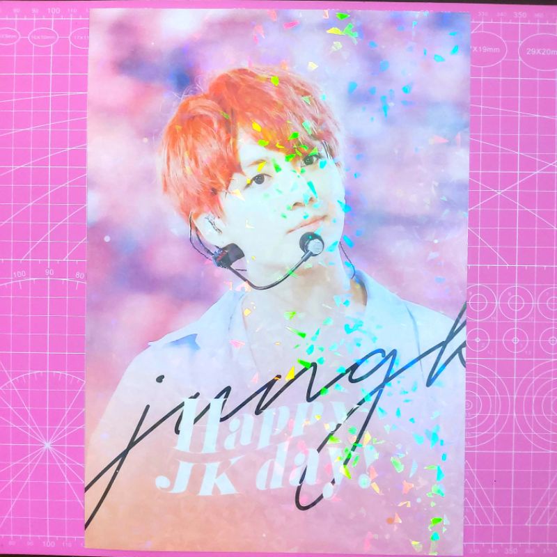 Jual Print Custom Cetak Poster A4 Tebel Glitter Kpop Hologram Matte ...