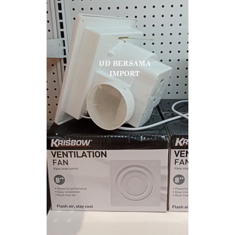 Jual KRISBOW Exhaust Fan 8inc dengan lampu LED / Kipas Ventilasi ...