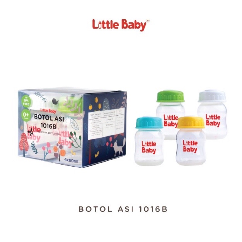 Jual Little Baby Botol Asi 60ml 4pcs BPA Free - Kontainer Asip | Shopee ...