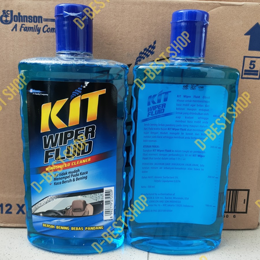 Jual KIT WIPER FLUID 500 ml / cairan pembersih kaca mobil | Shopee ...
