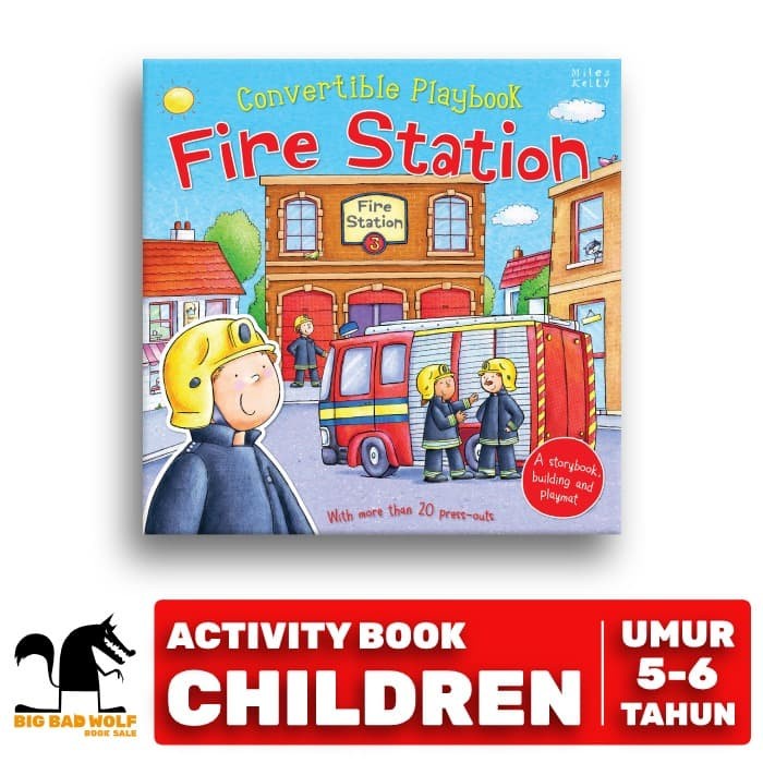 Jual CONVERTIBLE PLAYBOOK : FIRE STATION | Shopee Indonesia