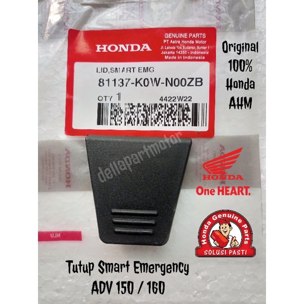 Jual 81137-K0W-N00ZB COVER TUTUP KUNCI DARURAT LID SMART EMERGENCY ADV ...