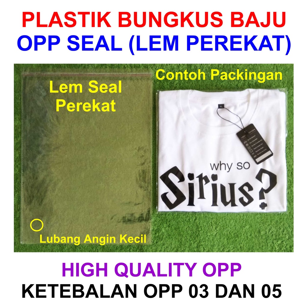 Jual OPP SIZE JUMBO TEBAL 05 UKURAN 0PP 35X45 - OPP 40X60 - PACKING TAS ...