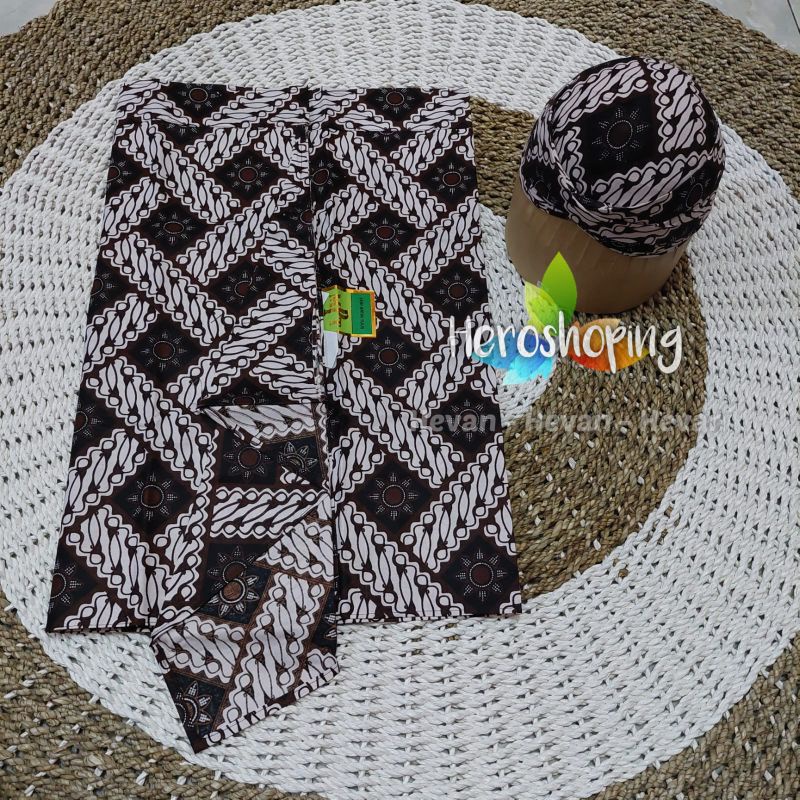 Jual (Blangkon Solo + Sapit Urang ) | Motif Lengkap | Shopee Indonesia