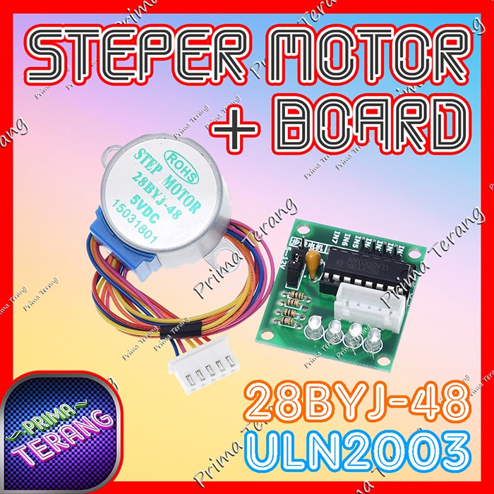 Jual Set 28BYJ-48 + ULN2003 Stepper Motor 5V + Driver Board Module ...