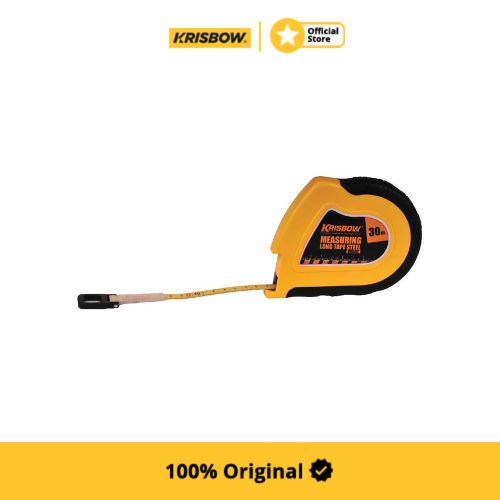 Jual Krisbow Measuring Long Tape 30M Steel | Shopee Indonesia