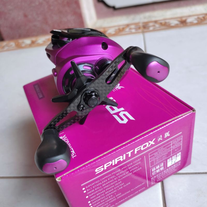Jual Reel BFS TSURINOYA SPIRIT FOX / Shallow Spool | Shopee Indonesia