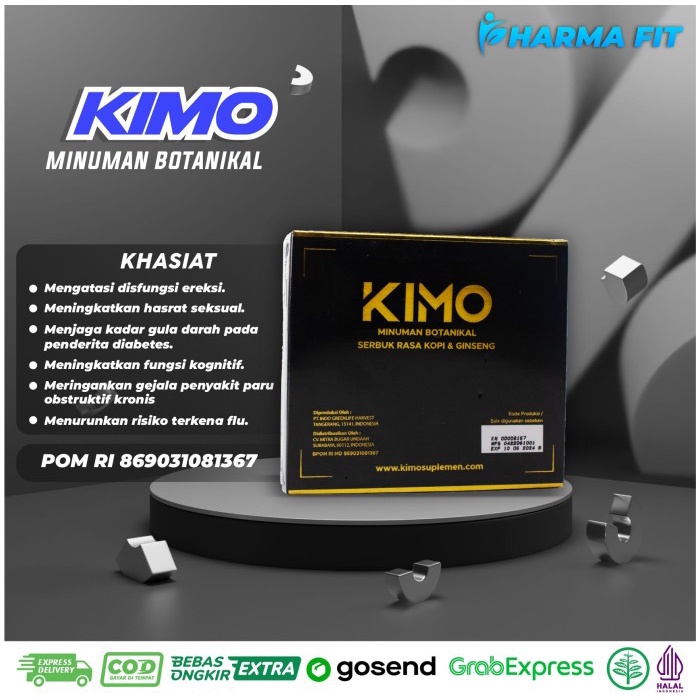 Jual {SehatStore} KIMO BPOM Original Pengental Sperma Minuman Penunjang ...