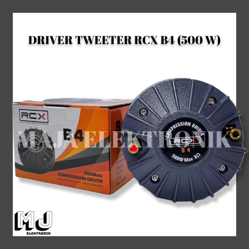 Jual Driver Tweeter RCX B4 500 Watt / Compression Driver RCX B4 500 ...