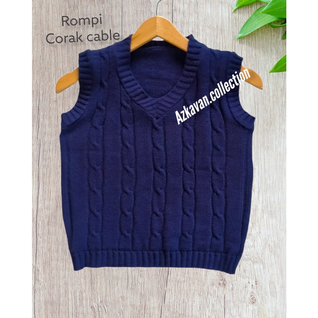 Jual Rompi Rajut anak TK-SD Usia 2 -12 Tahun/ atasan unisek anak ...