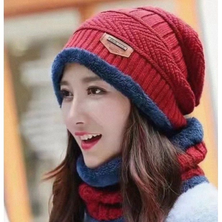 Jual kupluk & syal untuk musim dingin camping dll song ting brand ...