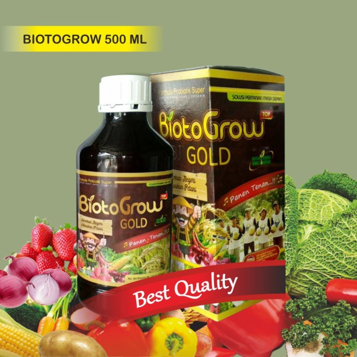 Jual Pupuk Probiotik Super Biotogrow Gold Formula 500ML | Shopee Indonesia