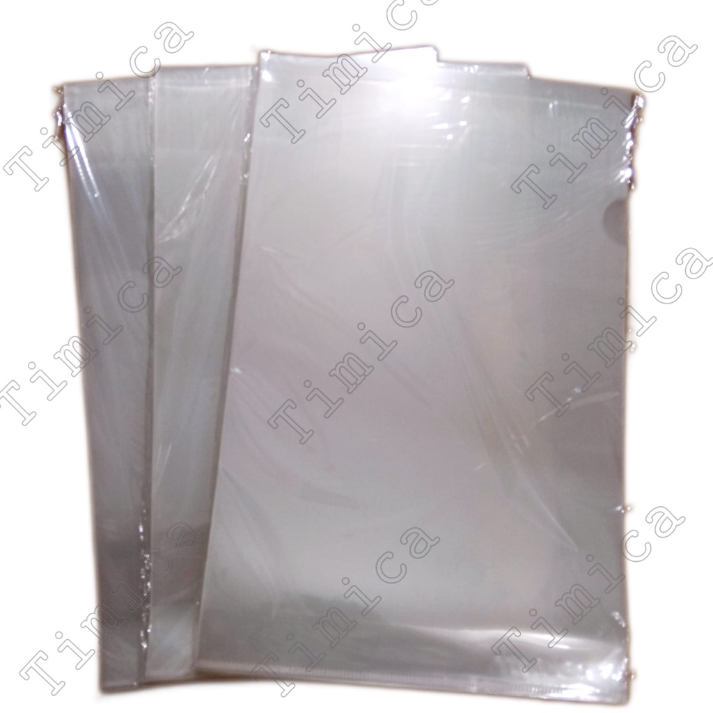 Jual (1 LUSIN) MAP L/ MAP PLASTIK BENING/ CLEAR SLEVE ISI 12 PCS ( 1 LUSIN ) | Shopee Indonesia