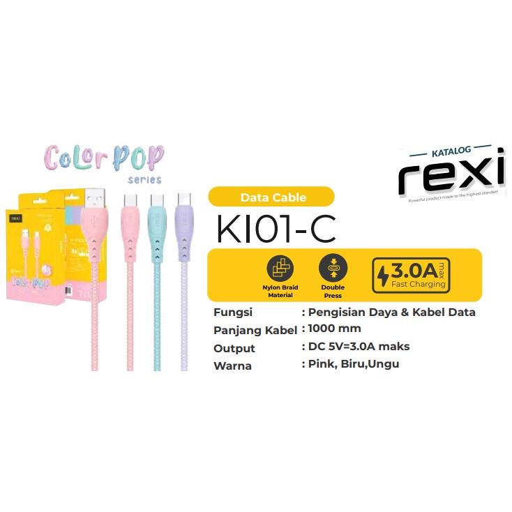 Jual Data Cable Tepsi Pop KI01-C | Shopee Indonesia