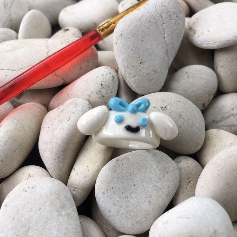Jual [ Takkasihmurah ] Clay Ring Sanrio Series /Cincin Clay Kuromi ...