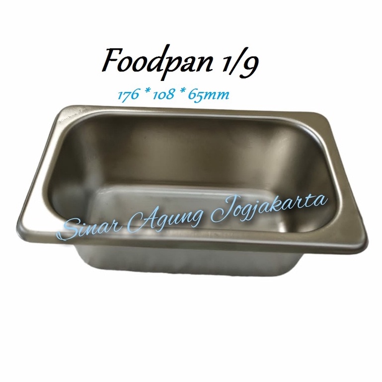 Jual FOODPAN INSERT GN PAN STAINLESS 1/9 65MM | Shopee Indonesia