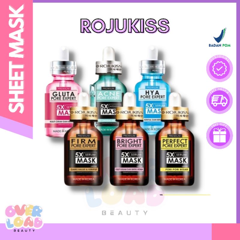 Jual ROJUKISS 5X SERUM SHEET MASK | Shopee Indonesia