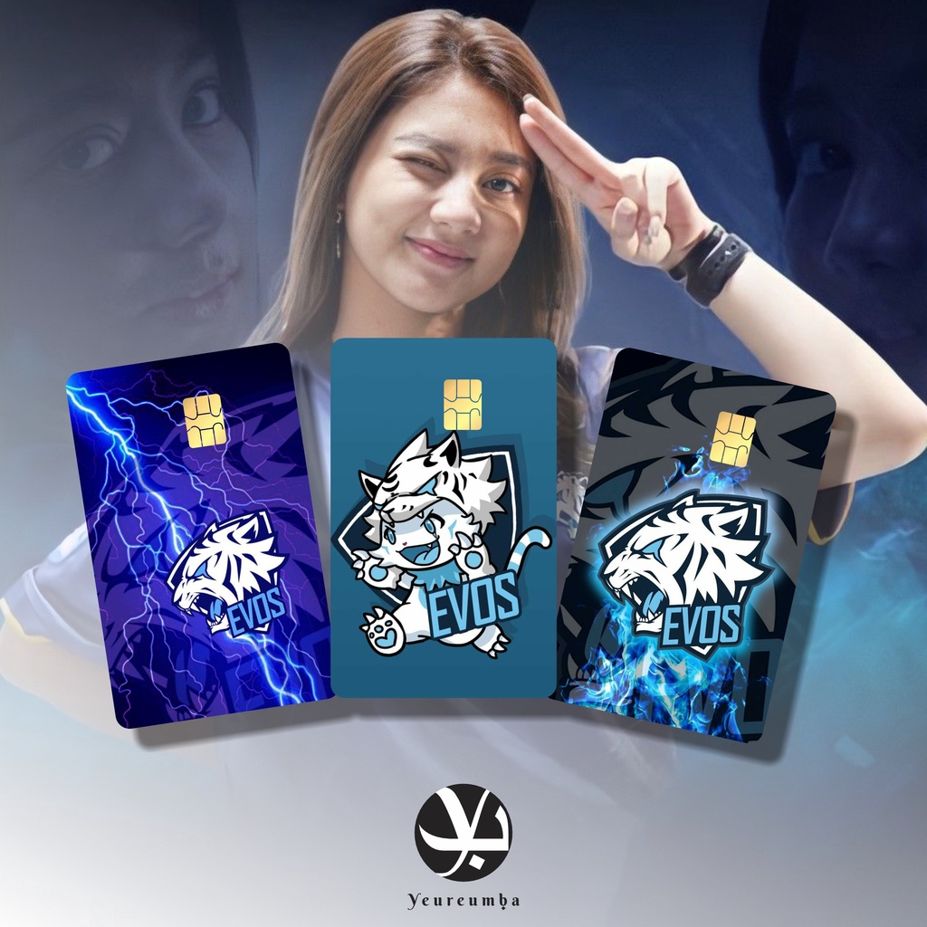 Jual Sticker Skin Card Evos Roarr Mpl M1 Mobile Legend custom Vinyl ATM ...
