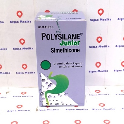 Jual Polysilane Junior Botol Isi 60 kapsul - Obat Maag/Kembung Anak ...