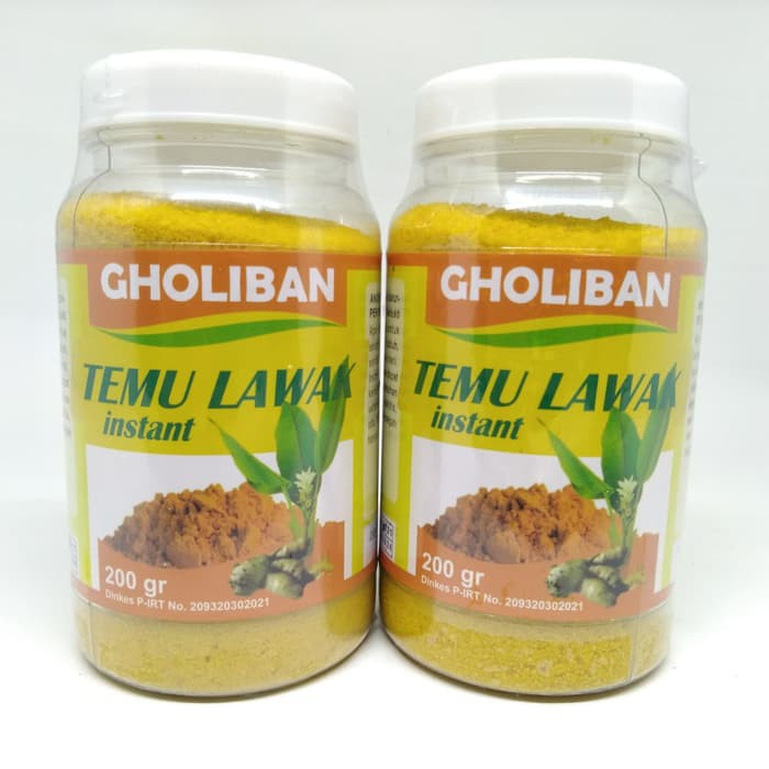 Jual TEMULAWAK INSTAN / SEDUH GHOLIBAN 200GR BOTOL ORIGINAL (KEMASAN ...