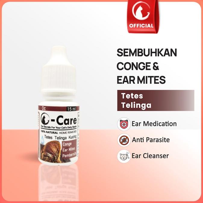 Jual Promo Tetes Telinga Kucing Untuk Conge, Ear Mites dan Cairan ...