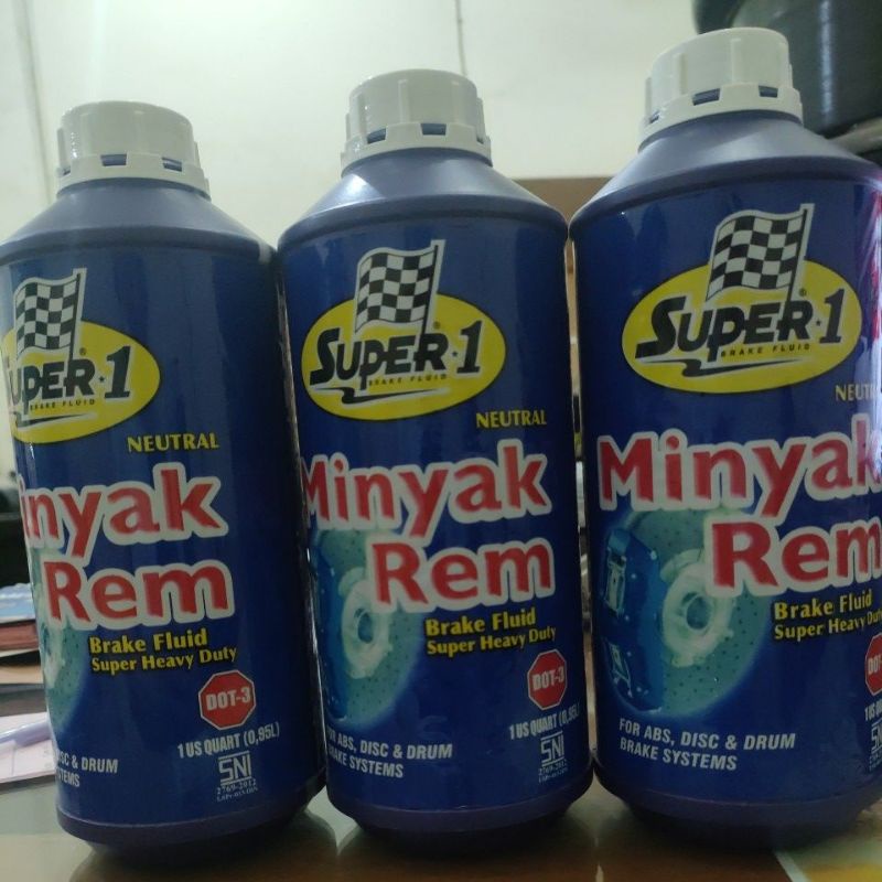 Jual Minyak rem super 1 Dot-3 ukuran 1L | Shopee Indonesia