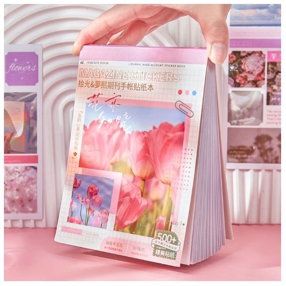 Jual Book Stickers Packs - MISS TIME Magazine Sticker (30sheets ...