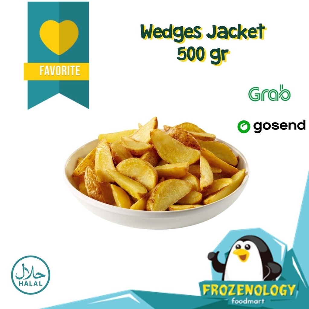 Jual Crispy Skin-on Wedges 500 gr | Kentang Steak Wedges | French Fries ...