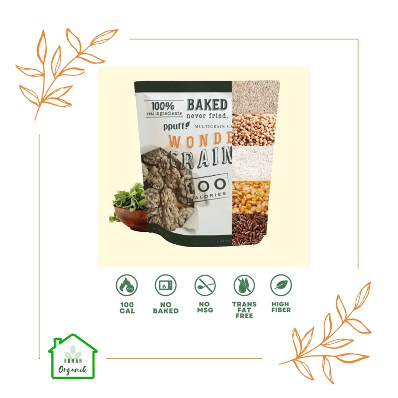 Jual Ppuff wonder grains seaweed / caramel | Shopee Indonesia