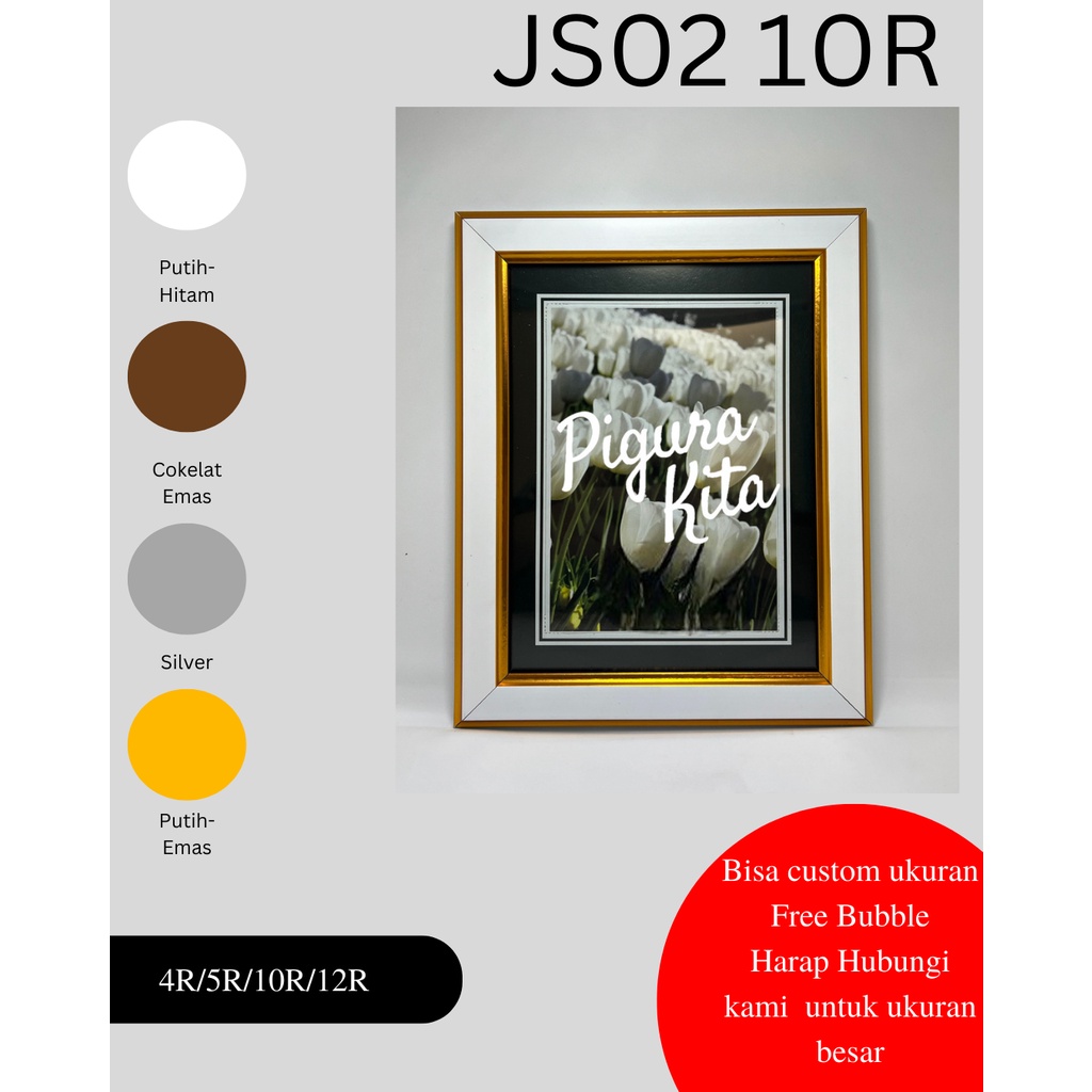 Jual Bingkai foto 8R /10R - Pigora 8R /10R - Pigura 8R /10R - Figura 8R /10R Minimalis JS02 ...
