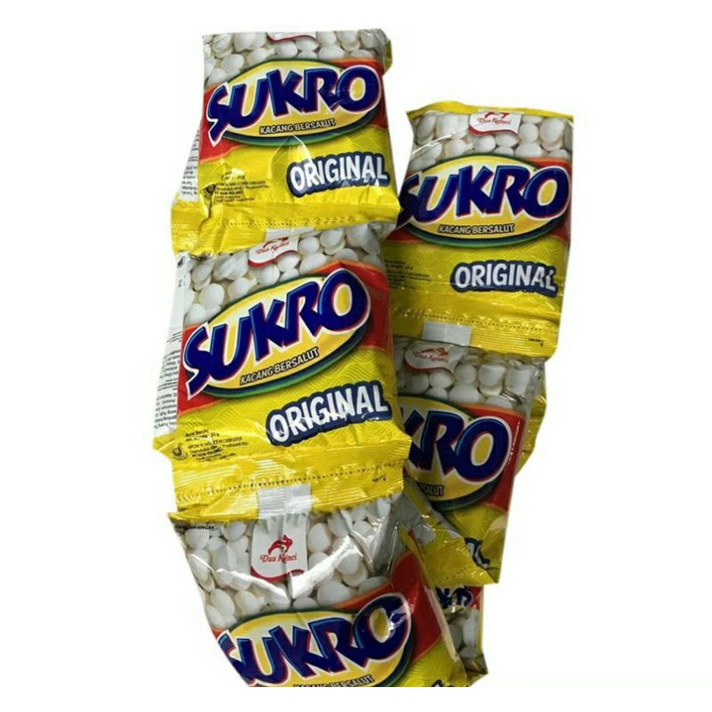 Jual Kacang Sukro DK Sachet Original Dua kelinci 1 Renceng isi 10 pcs ...
