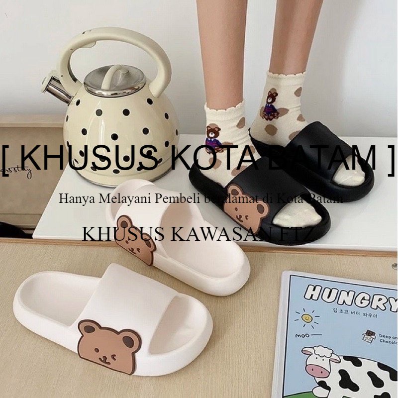 Jual [ KHUSUS KOTA BATAM ] DDMgalery - Sandal Karet Slop Slip On Motif ...