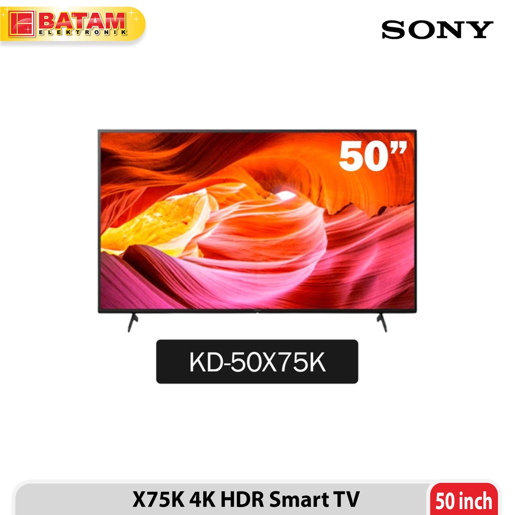 Jual Sony Bravia X75K 4K HDR Smart TV 50 Inch KD-50X75K / LED KD50X75K ...