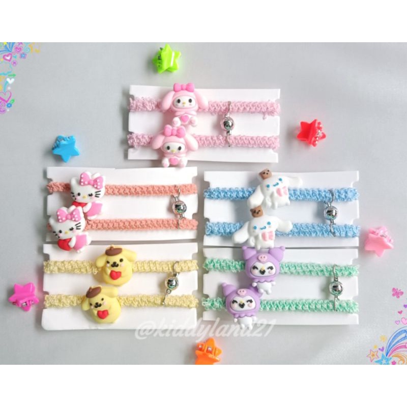 Jual Ikat Rambut Sanrio (2 pcs) / Gelang Couple Sanrio | Shopee Indonesia