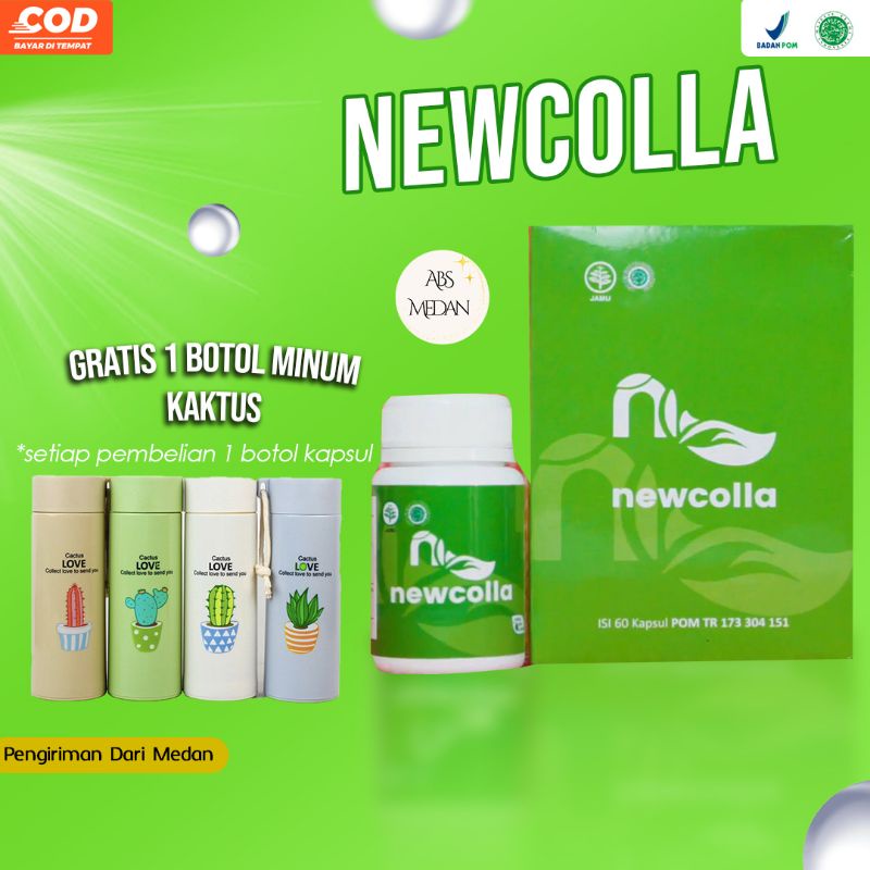Jual NEWCOLLA SUPLEMEN KULIT MEMBANTU MENCERAHKAN WAJAH DAN TUBUH ...